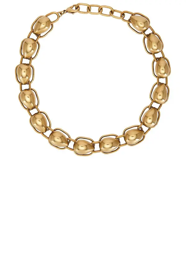 Khaite Cyclone Chain Necklace - Antique Gold