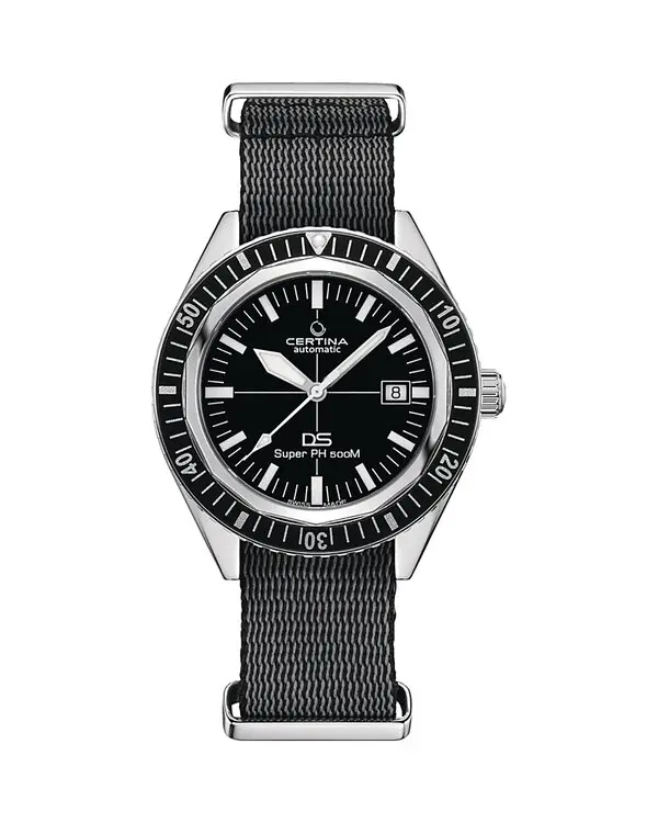 CERTINA Ds Super Ph500m Watch 43mm - Black