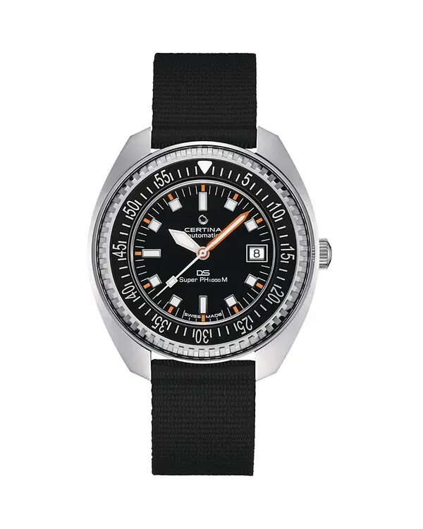 CERTINA Ds Super Ph1000m Stc 44mm Watch - Black