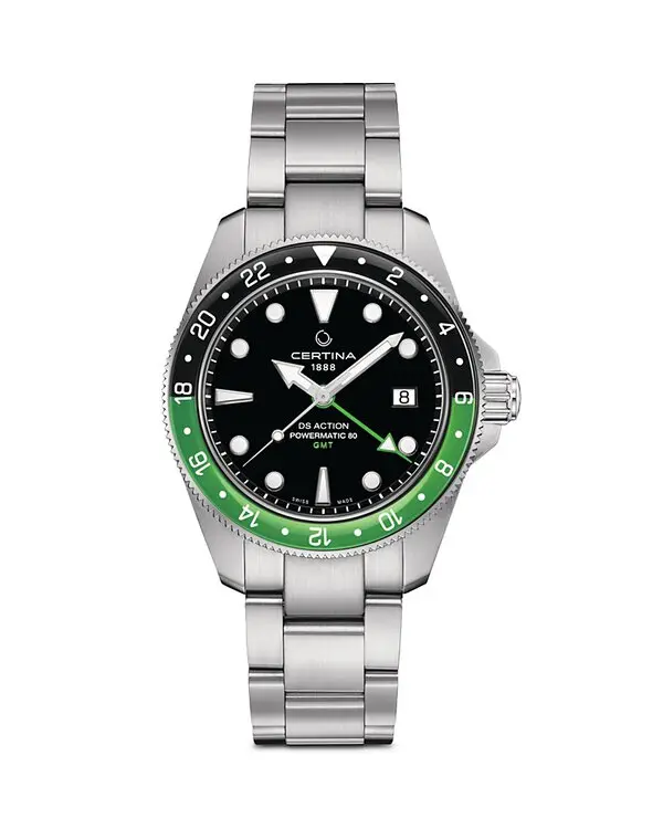 CERTINA Ds Action Gmt Watch 41mm - Black