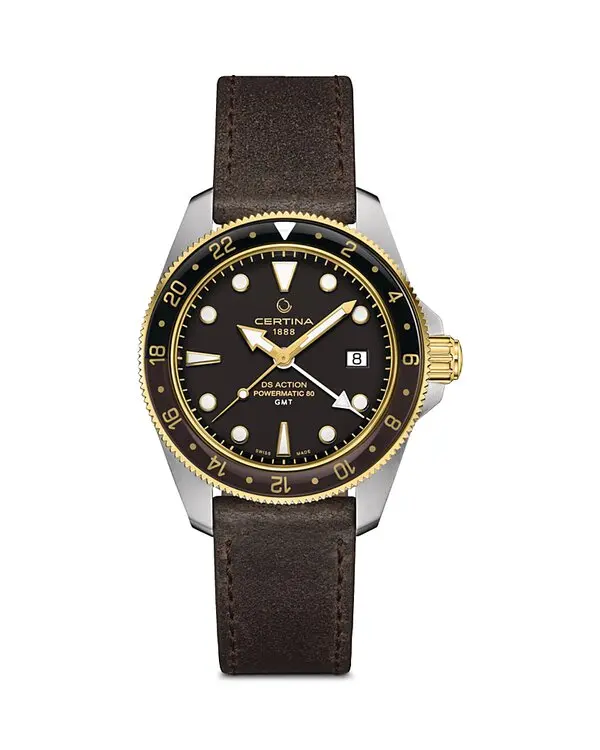 CERTINA Ds Action Gmt Watch 41mm - Black
