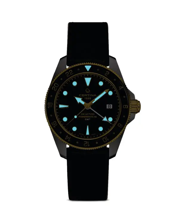 CERTINA Ds Action Gmt Watch 41mm - Black