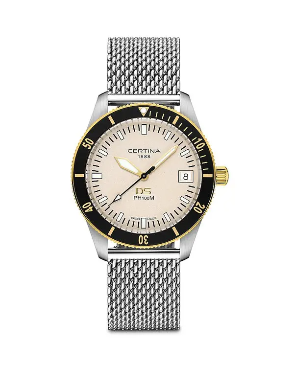 CERTINA Ds Ph100m 41mm Watch - Silver