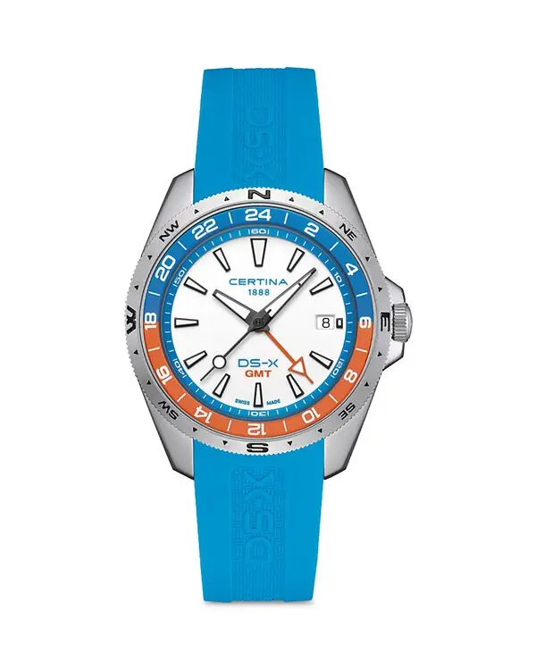 CERTINA Ds-x Gmt Watch 41mm - Blue