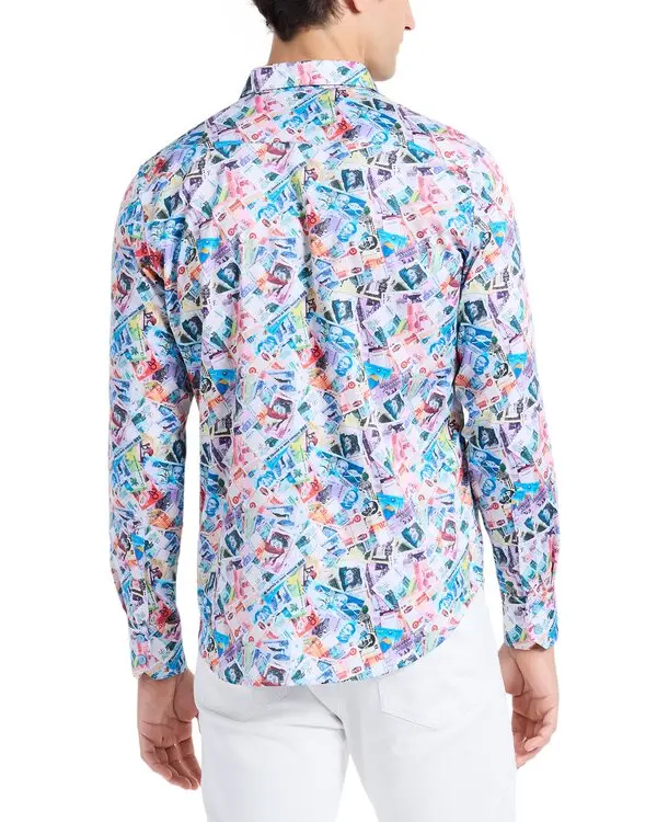 Robert Graham Vacation Fund Woven Graphic Shirt