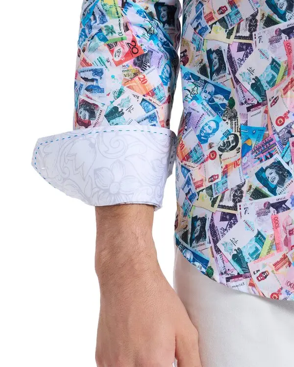 Robert Graham Vacation Fund Woven Graphic Shirt