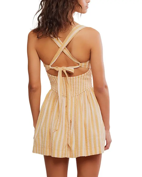 Free People Laurel Plaid Mini Dress