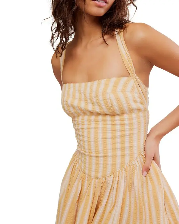 Free People Laurel Plaid Mini Dress