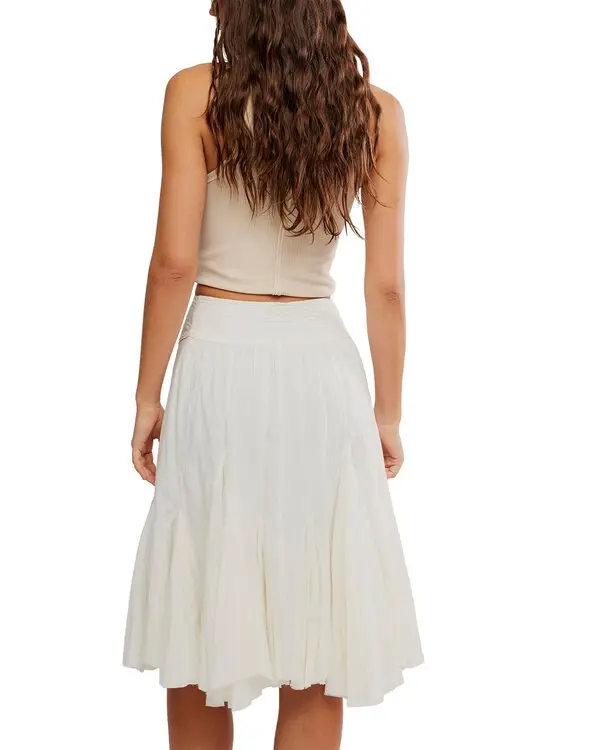 Free People Frida Godet Midi Skirt