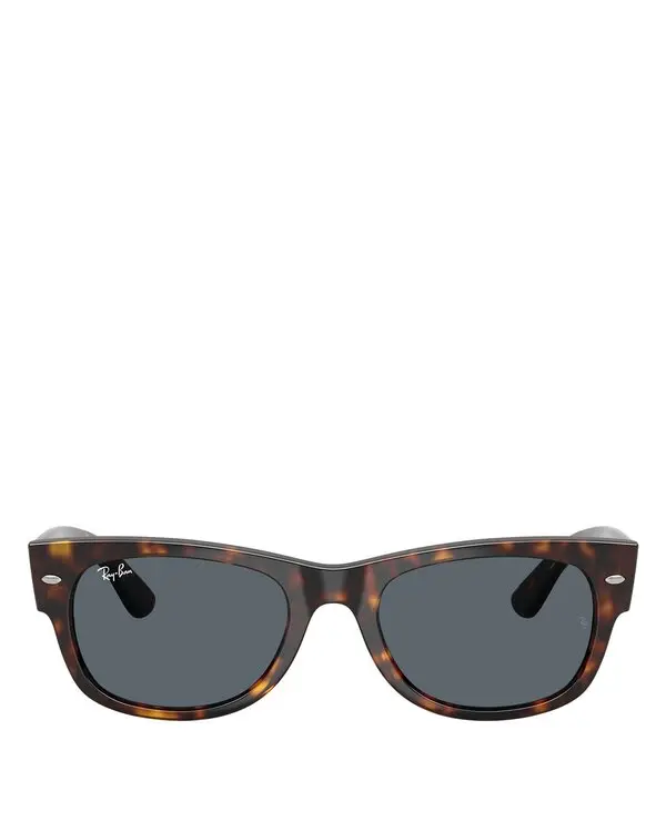 Ray-ban Mega Wayfarer Ii Square Sunglasses, 52mm - Havana/blue