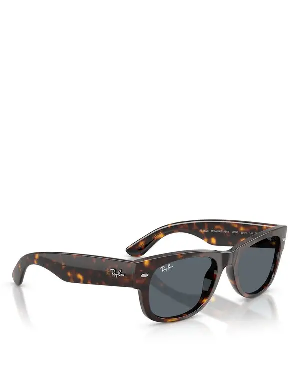 Ray-ban Mega Wayfarer Ii Square Sunglasses, 52mm - Havana/blue
