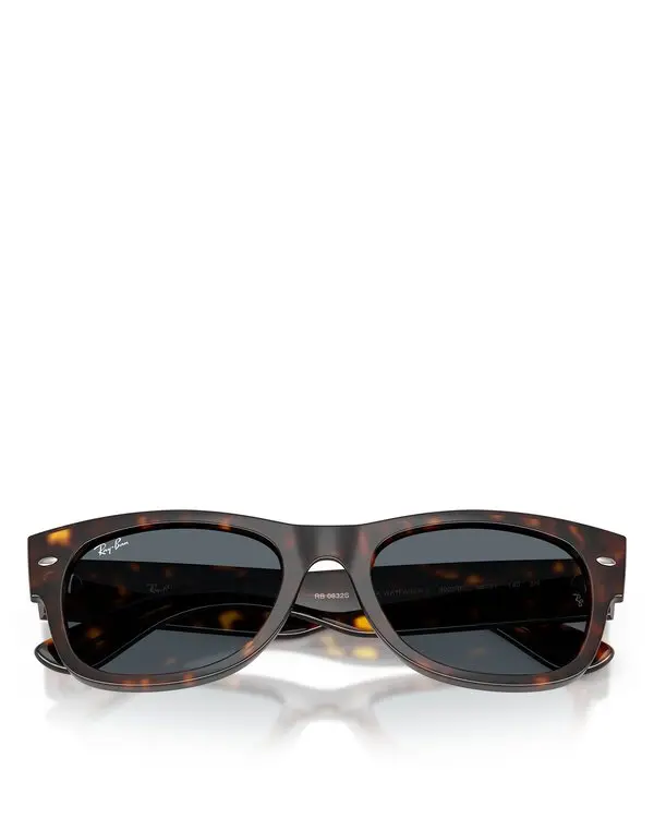 Ray-ban Mega Wayfarer Ii Square Sunglasses, 52mm - Havana/blue