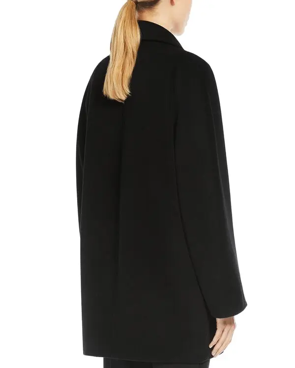 Max Mara Rebus Short Coat - Black