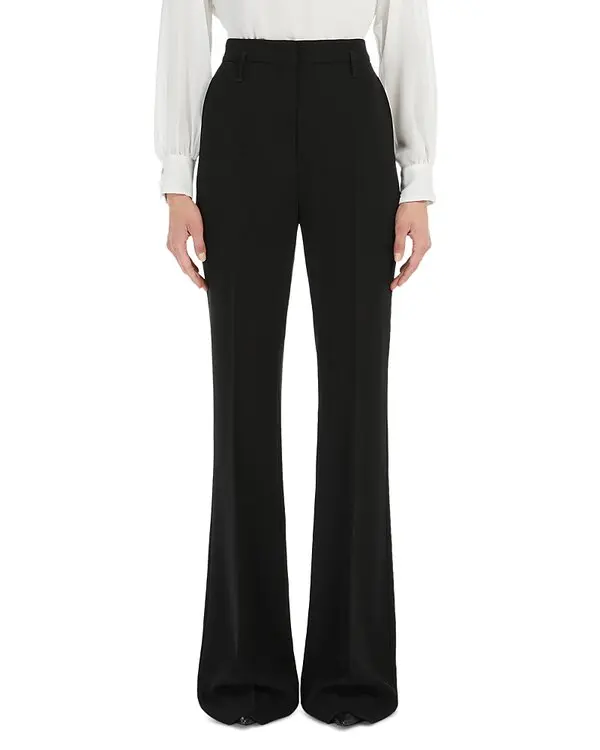 Max Mara Alabama Flare Trousers - Black