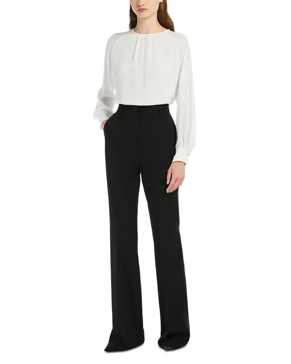 Max Mara Alabama Flare Trousers - Black