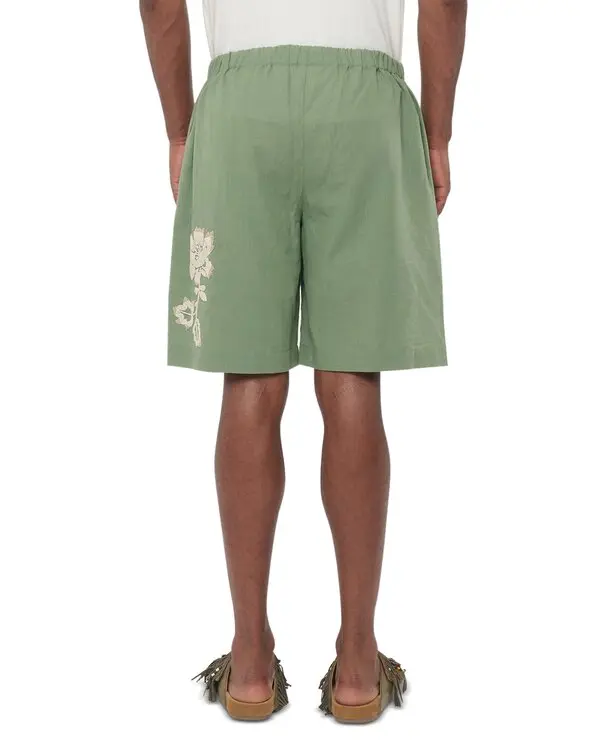 BAZISZT Floral Print Shorts