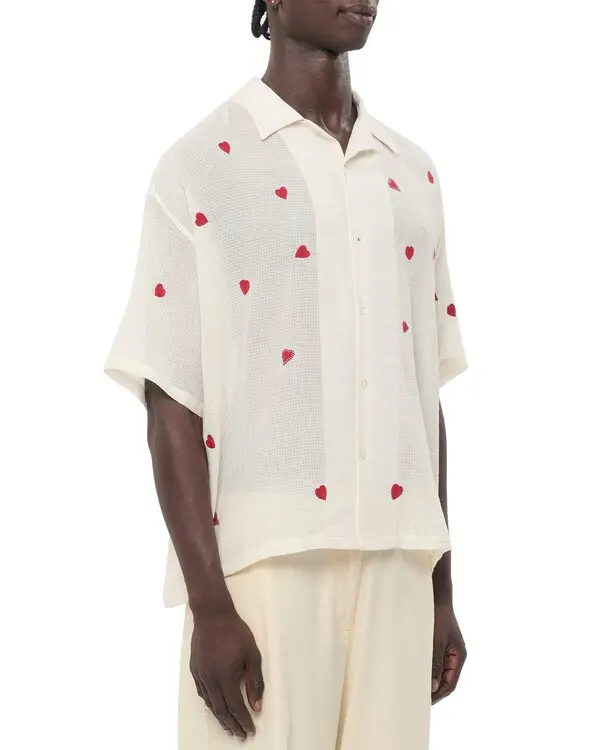 BAZISZT Saturday Heart Graphic Shirt