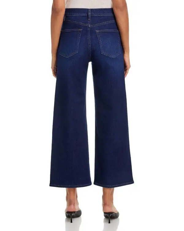 FRAME The Anchor High-rise Ankle Wide-leg Jeans - Cicero