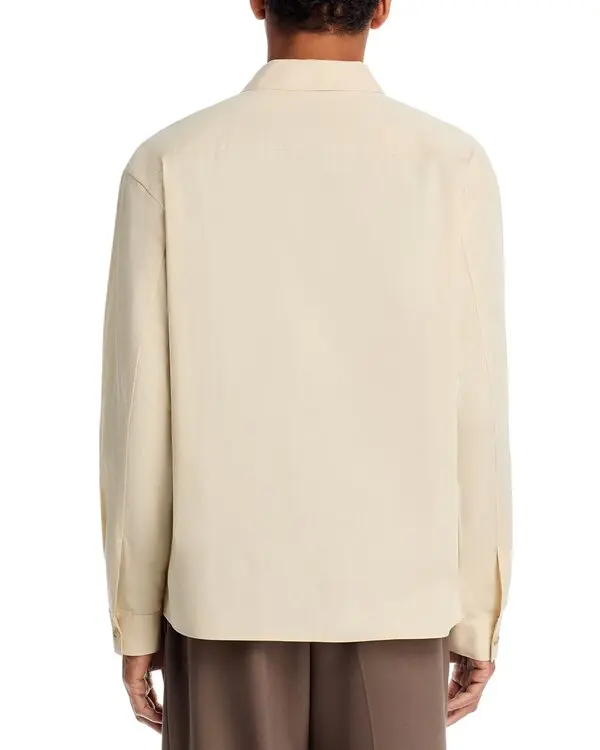FRAME Double Pocket Overshirt - Light Beige