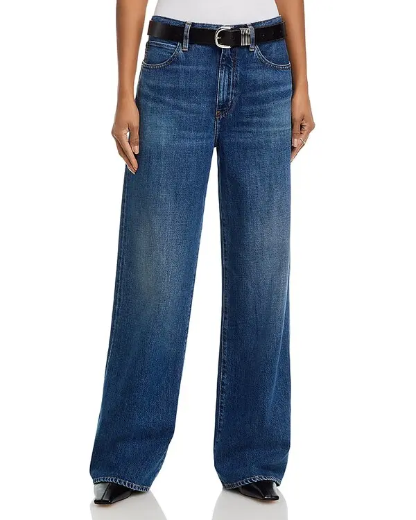 FRAME The Off Duty Stroll High-rise Jeans - Garda