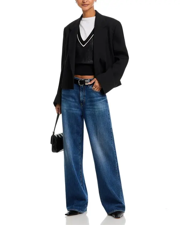 FRAME The Off Duty Stroll High-rise Jeans - Garda