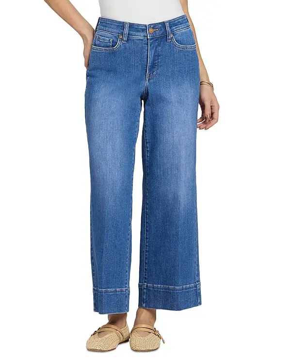 NYDJ Teresa High-rise Wide Leg Ankle Jeans