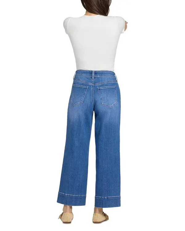 NYDJ Teresa High-rise Wide Leg Ankle Jeans