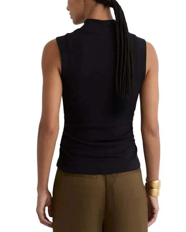 REISS Simone Sleeveless High Neck Top