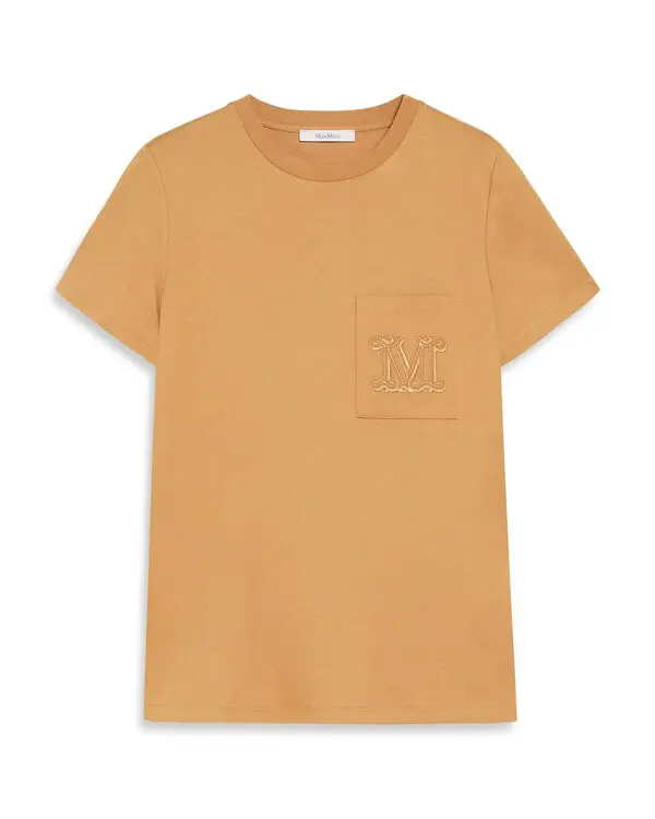 Max Mara Papaia Pocket Tee - Camel
