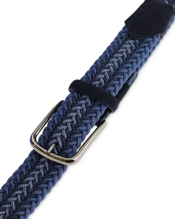 Boggi Milano Chevron Woven Belt