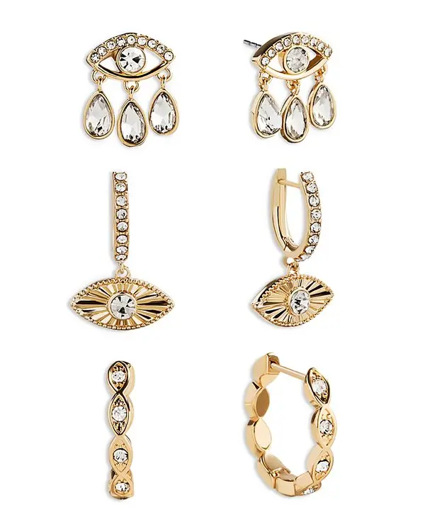 Baublebar Good Intentions Evil Eye Earring Set - Gold