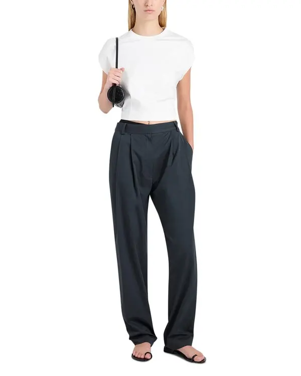 Proenza Schouler White Label Reeva Cropped Tee