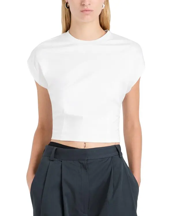 Proenza Schouler White Label Reeva Cropped Tee