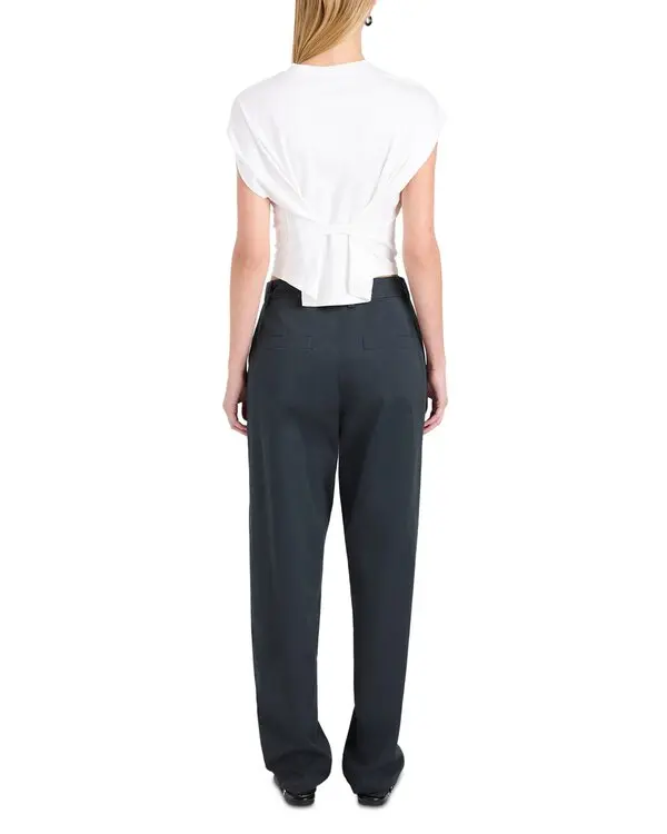 Proenza Schouler White Label Reeva Cropped Tee