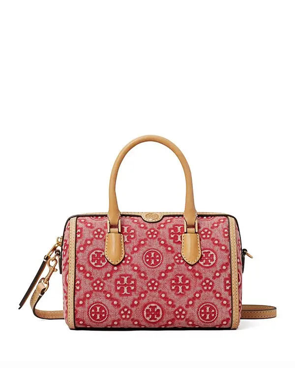Tory Burch T Monogram Denim Crossbody Tote