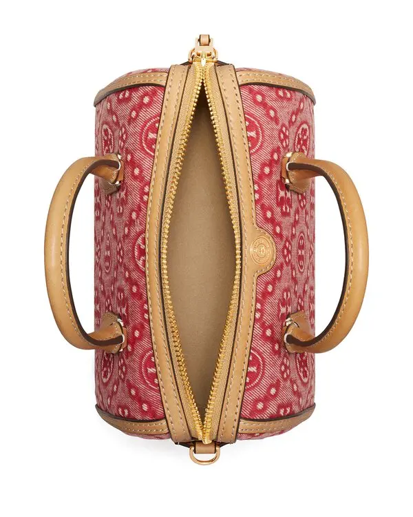 Tory Burch T Monogram Denim Crossbody Tote