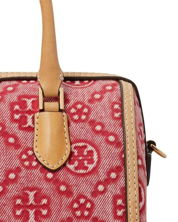 Tory Burch T Monogram Denim Crossbody Tote
