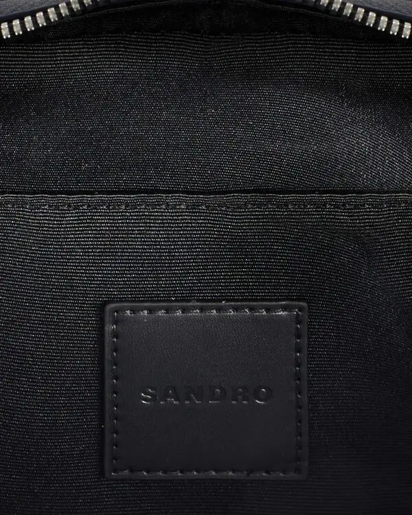 Sandro Small Grained Leather Belt Bag