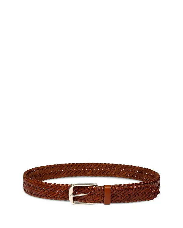 Sandro Vegetable Tanned Leather Belt - Camel