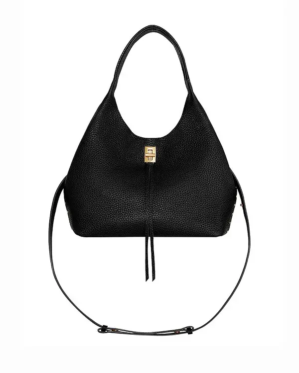 Rebecca Minkoff Darren Carrysome Small Leather Crossbody Bag - Black