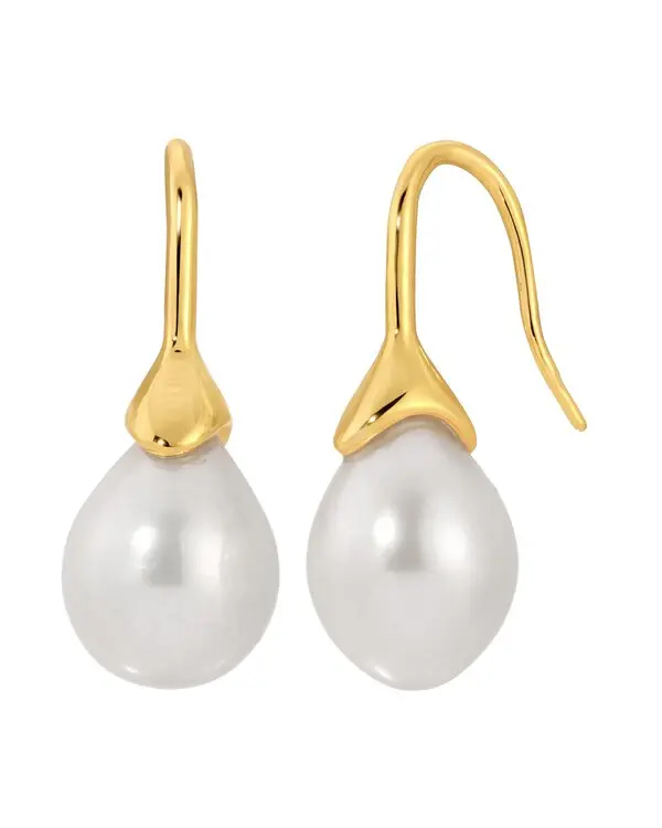 HEAVEN MAYHEM Odette Pearl Drop Earrings - Gold