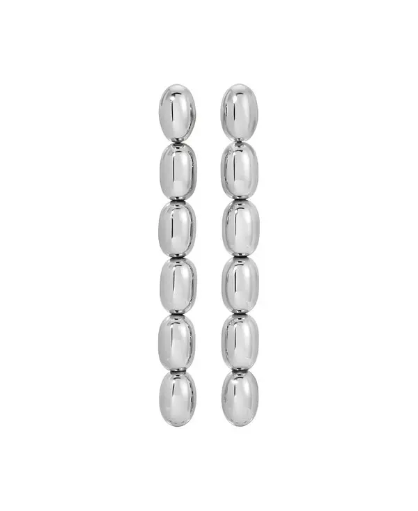 HEAVEN MAYHEM Edith Drop Earrings - Silver