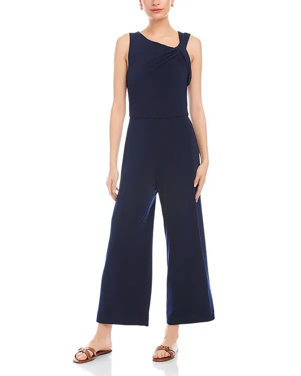 Fifteen Twenty Becca Cropped Jumpsuit - Navy