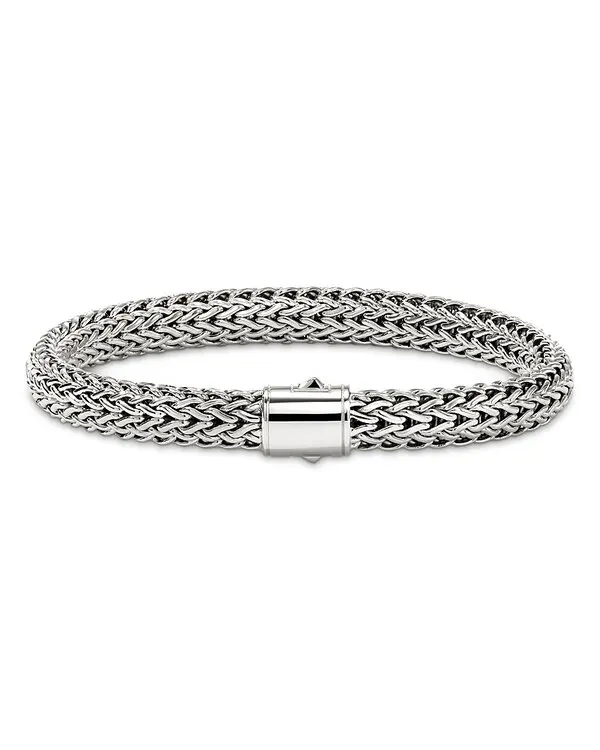 John Hardy Icon Woven Chain Link Bracelet - Silver