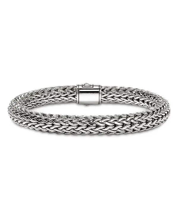 John Hardy Icon Woven Chain Link Bracelet - Silver