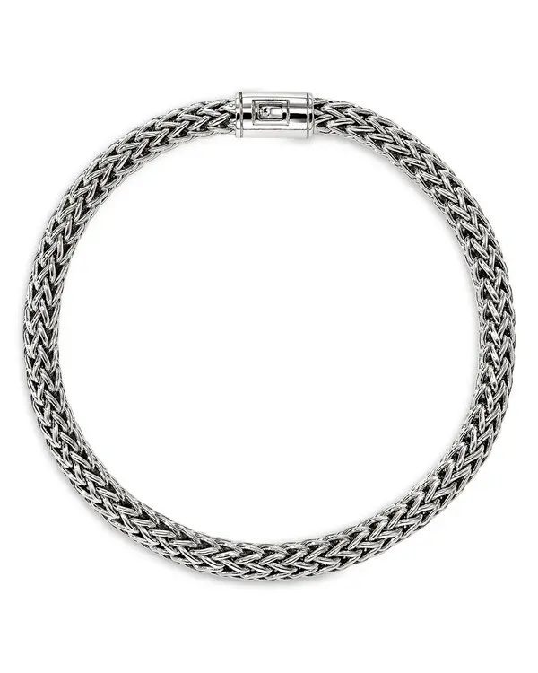 John Hardy Icon Woven Chain Link Bracelet - Silver