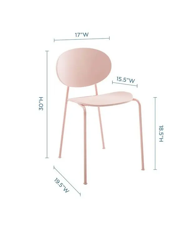 MODWAY Palette Dining Side Chair, Set Of 2