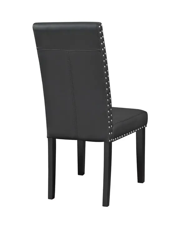 MODWAY Parcel Vinyl Dining Side Chair, Set Of 2