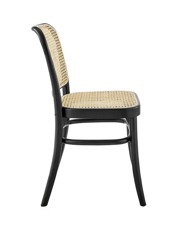 MODWAY Winona Wood Dining Side Chair - Black