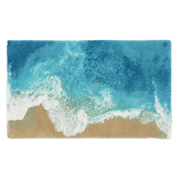 ABYSS & HABIDECOR Water Sea Bath Rug, 23 X 39 Exclusive - Turquoise